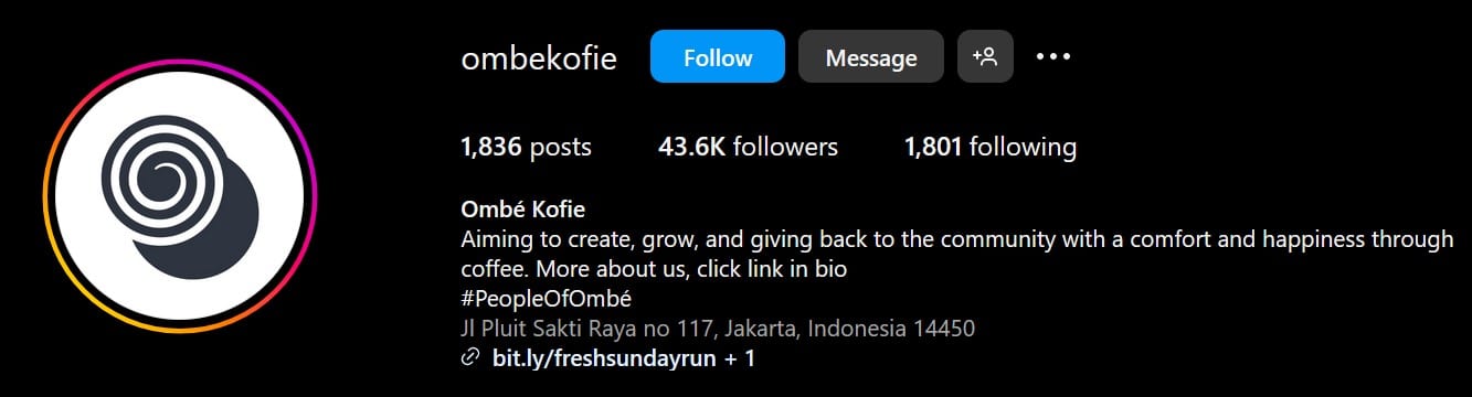 60+ Inspirasi Bio IG Coffee Shop di Indonesia, Bisa Jadi Acuan